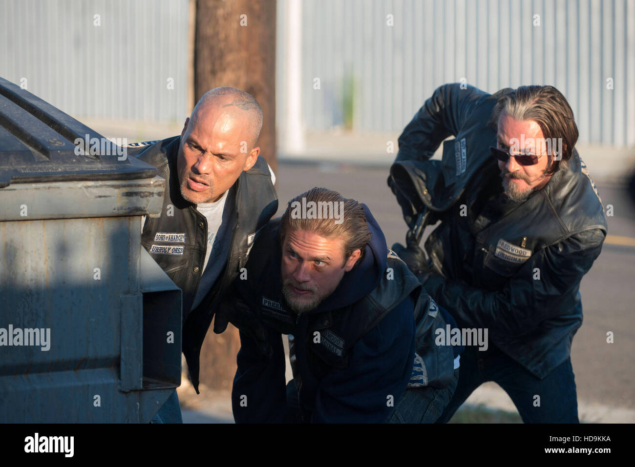 SONS OF ANARCHY, l-r: David Labrava, Charlie Hunnam, Tommy Flanagan in ...