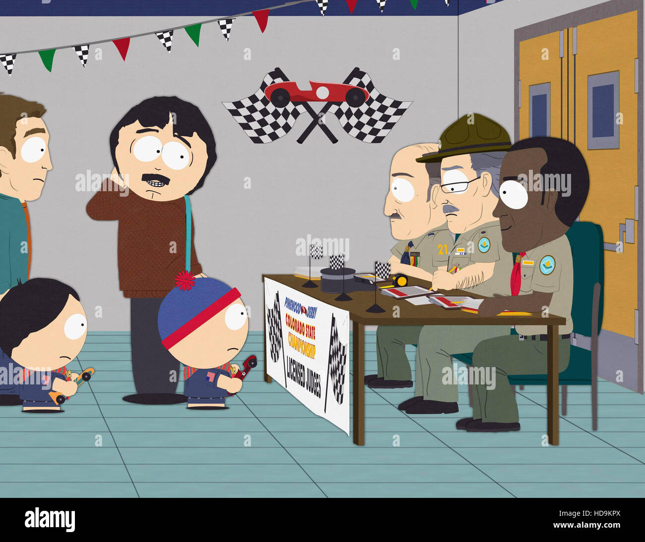SOUTH PARK, l-r: Randy Marsh, Stan Marsh in 'Pinewood Derby' (Season 13 ...