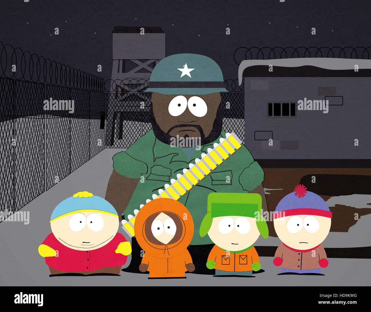 SOUTH PARK, Eric Cartman, Kenny McKormick, Jerome 'Chef' McElroy, Kyle ...