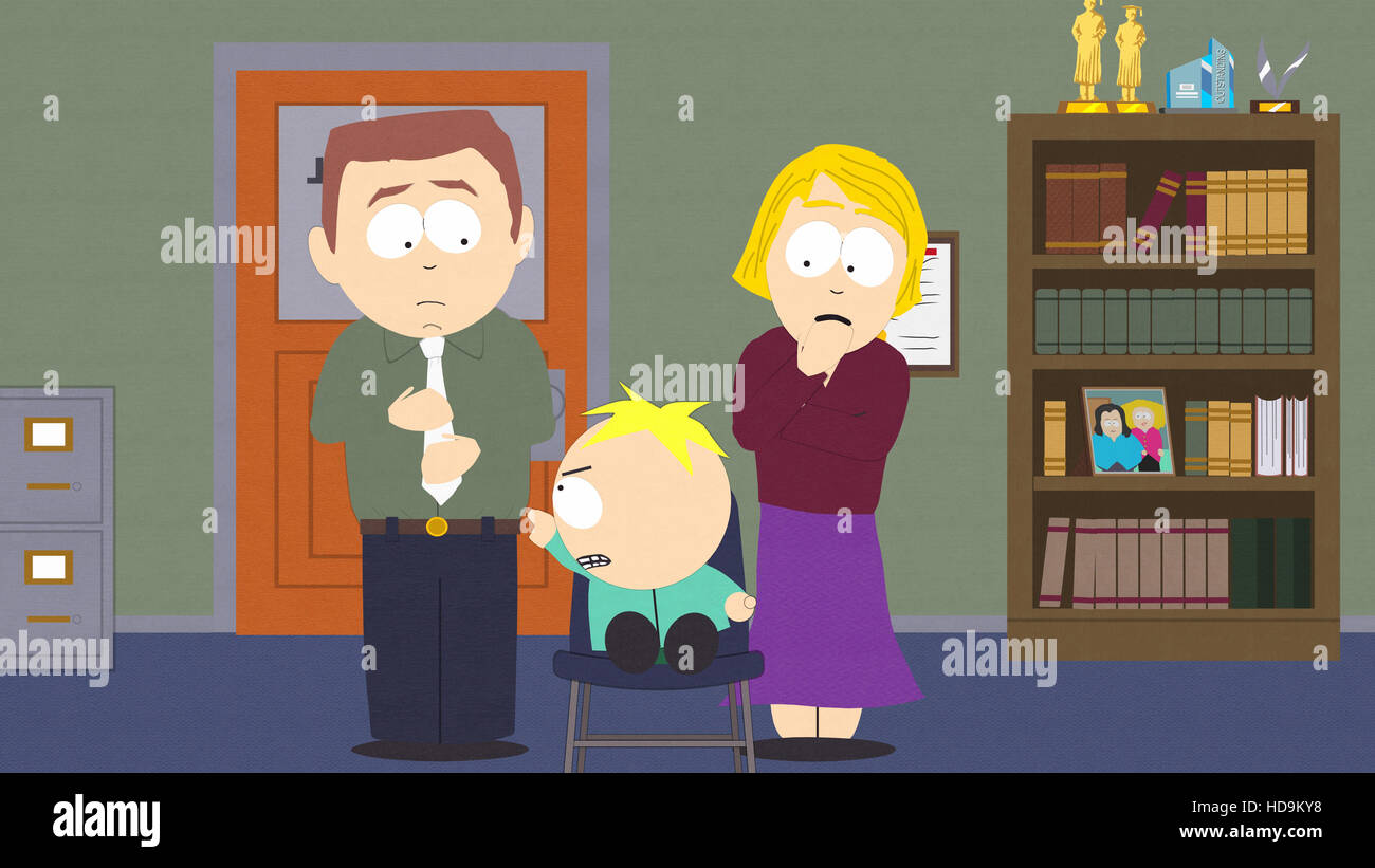 SOUTH PARK, l-r: Mr. Stotch, Leopold 'Butters' Stotch, Mrs. Stotch in ...