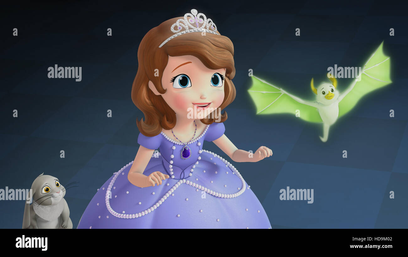 SOFIA THE FIRST, l-r: Clover, Princess Sofia, Boo in 'The Curse of ...