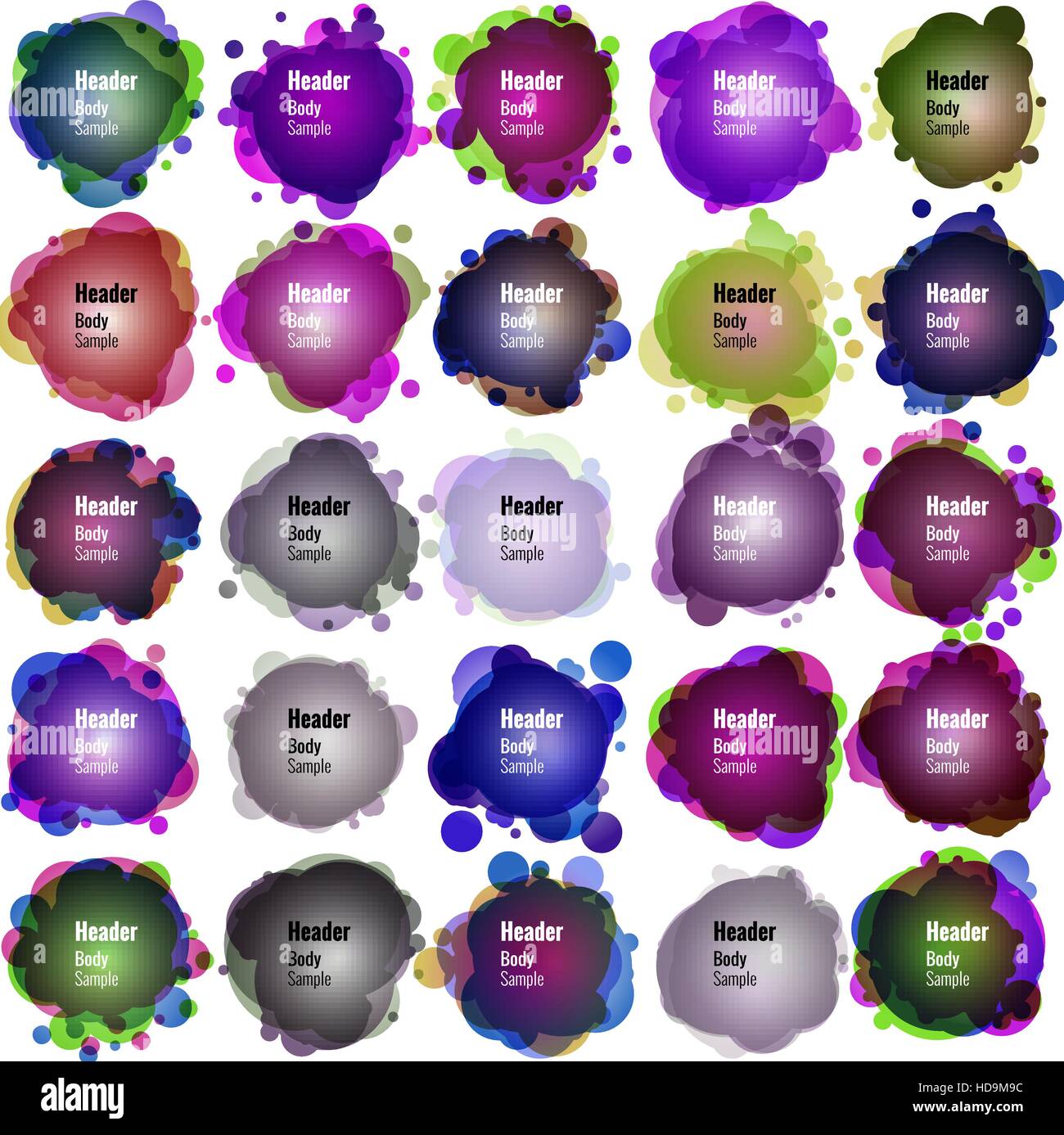 Speech bubbles color background Stock Vector Images - Alamy