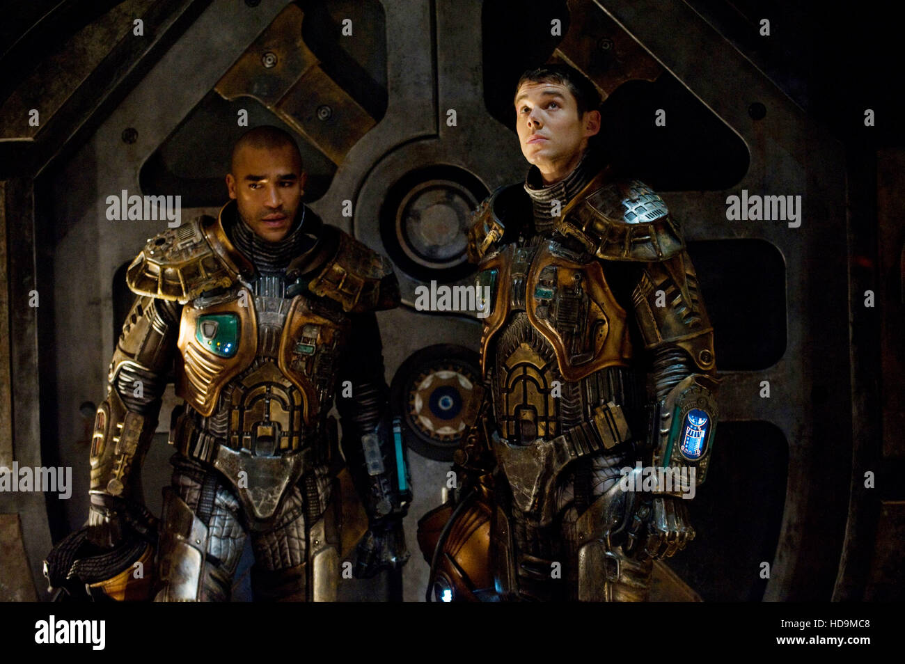 STARGATE UNIVERSE, (from left): Jamil Walker Smith, Brian J. Smith ...