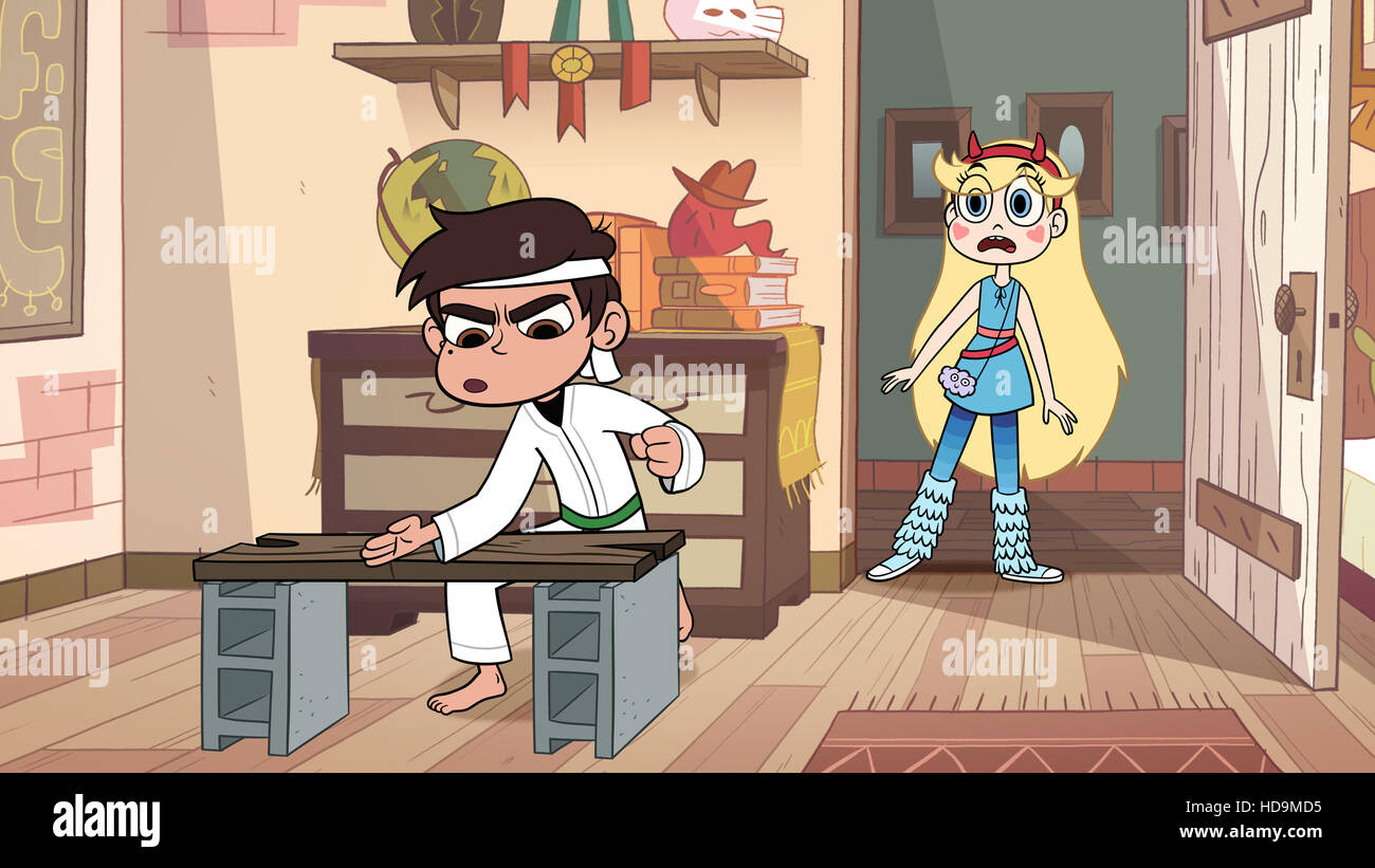 STAR VS. THE FORCES OF EVIL, (from left): Marco Diaz, Star Butterfly ...