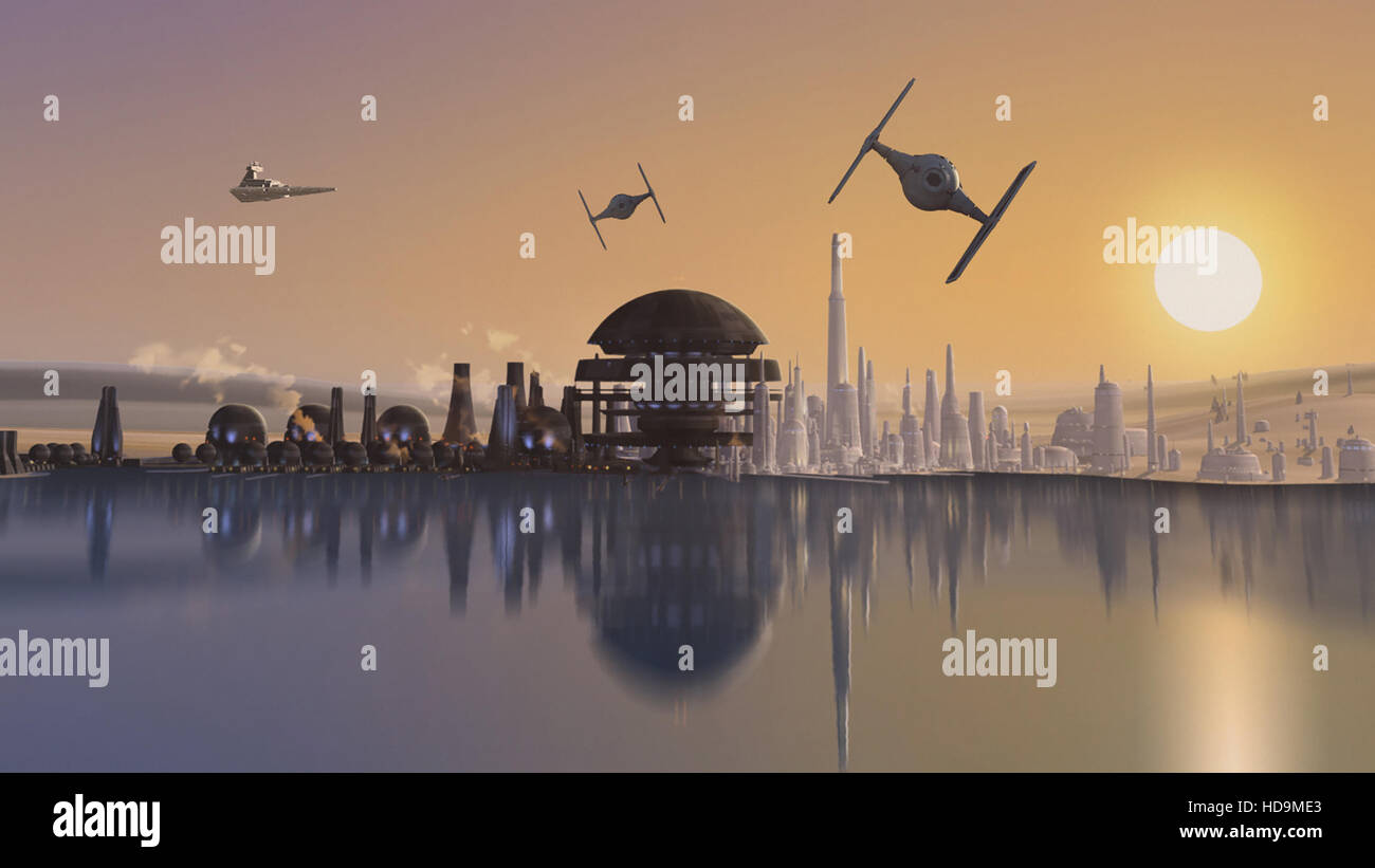 STAR WARS REBELS, TIE Fighters (center & right), 'Breaking Ranks ...