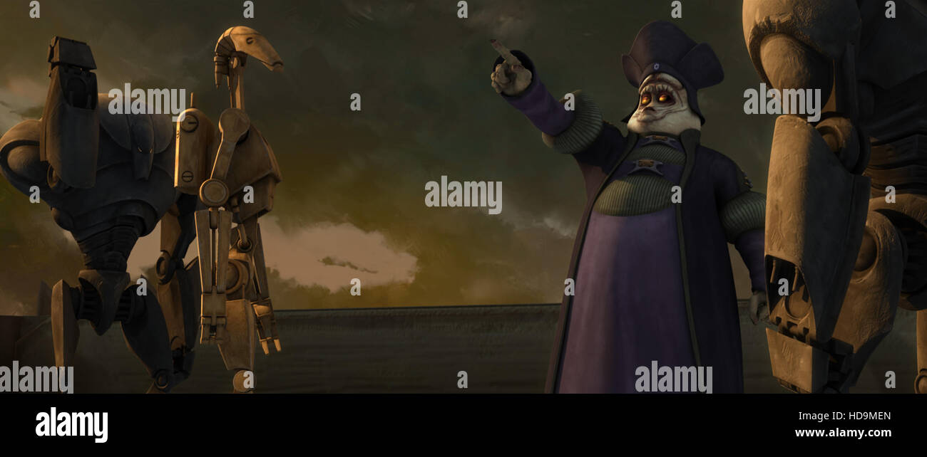 STAR WARS: THE CLONE WARS, General Lok Durd (2nd from right), (Season 1 ...