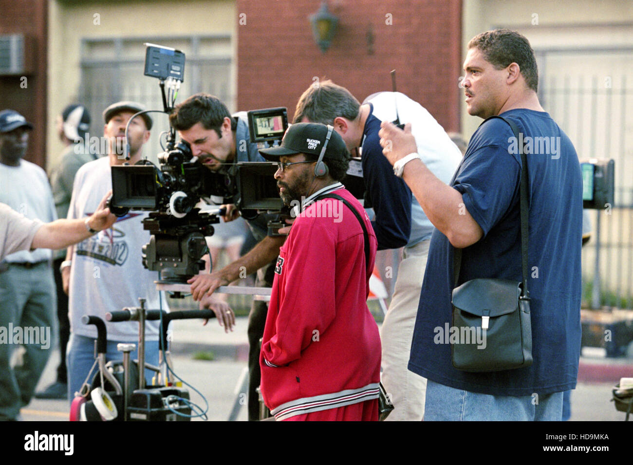 SUCKER FREE CITY, director Spike Lee on-set, 2004, photo: David Lee ...