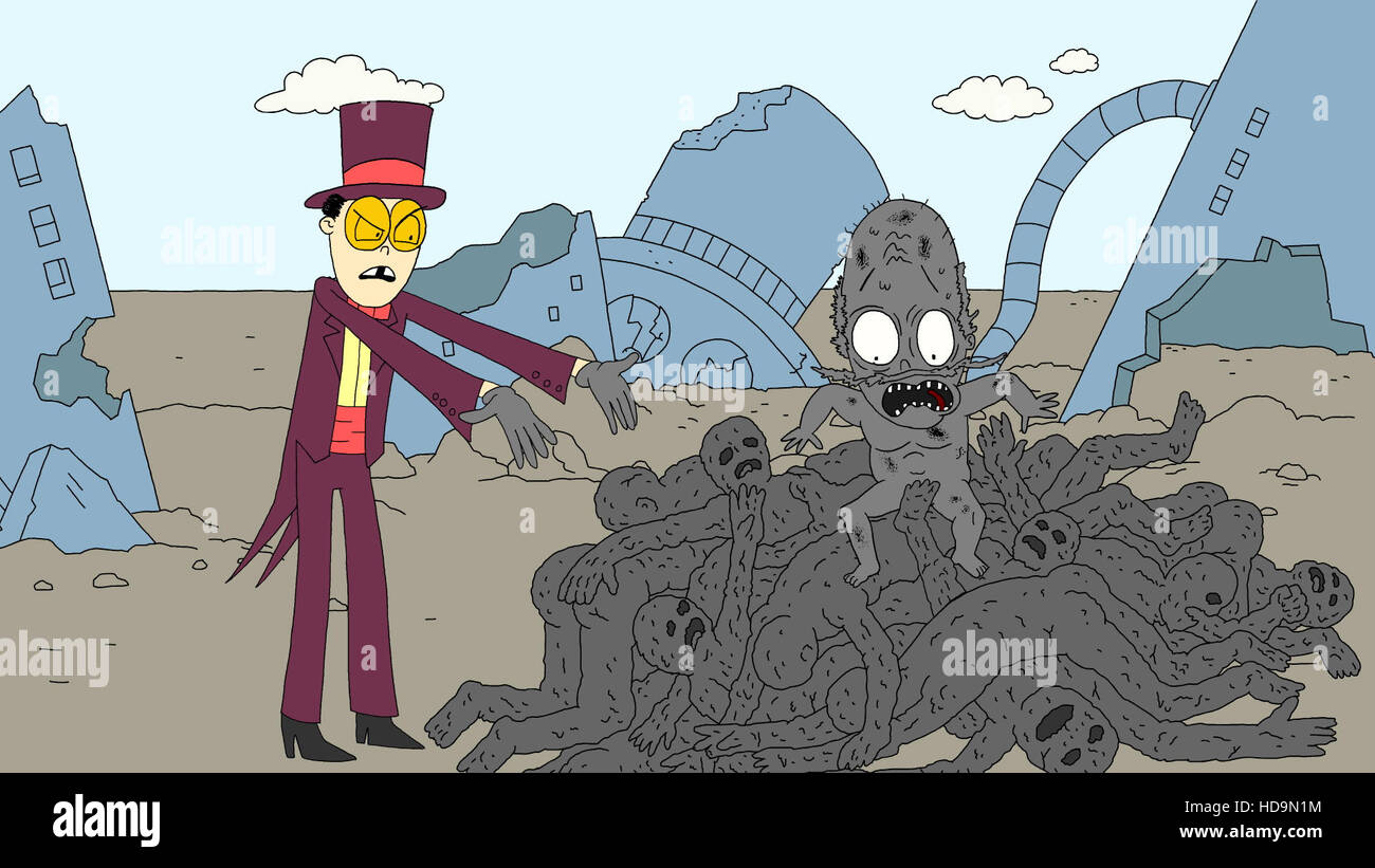 SUPERJAIL, l-r: The Warden, Jared in 'Superhell!', (Season 4, Episode 1 ...