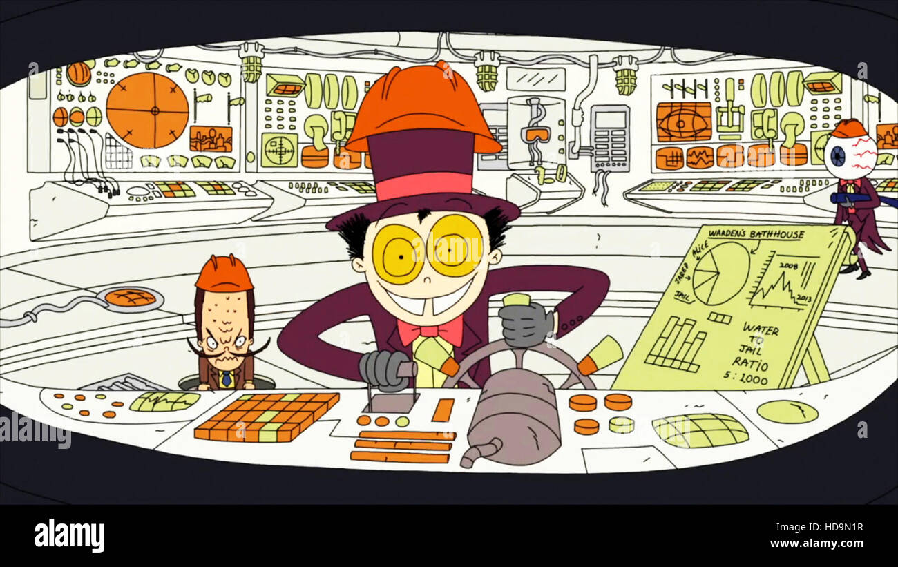 SUPERJAIL, l-r: Jared, The Warden in 'The Superjail Inquisitor ...