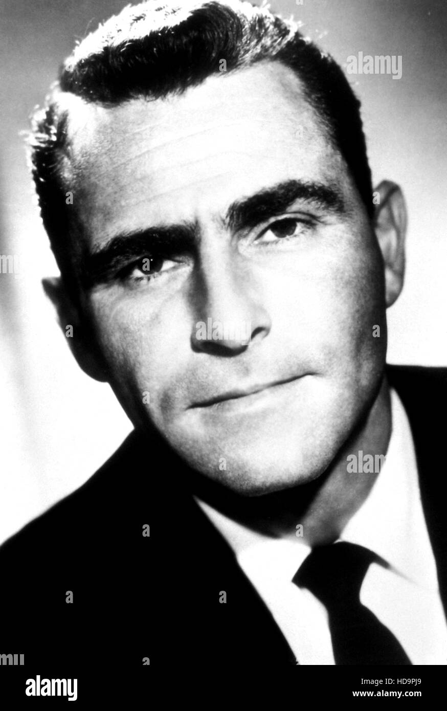 TWILIGHT ZONE, creator/host Rod Serling, 1959-64 Stock Photo - Alamy