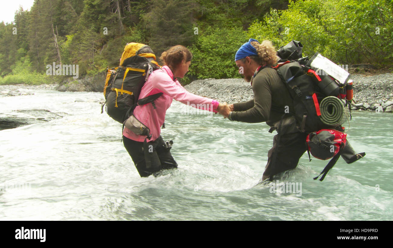 ULTIMATE SURVIVAL ALASKA, (from left): Kasha Rigby, Scott 'Cluck ...