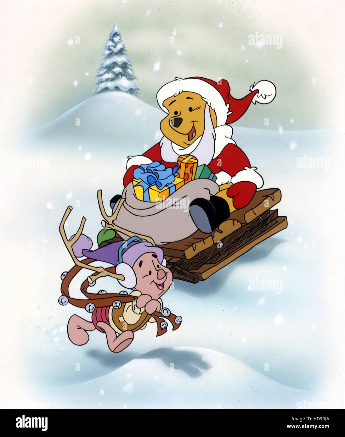 WINNIE THE POOH AND CHRISTMAS TOO, Winnie the Pooh, Piglet, (airing ...