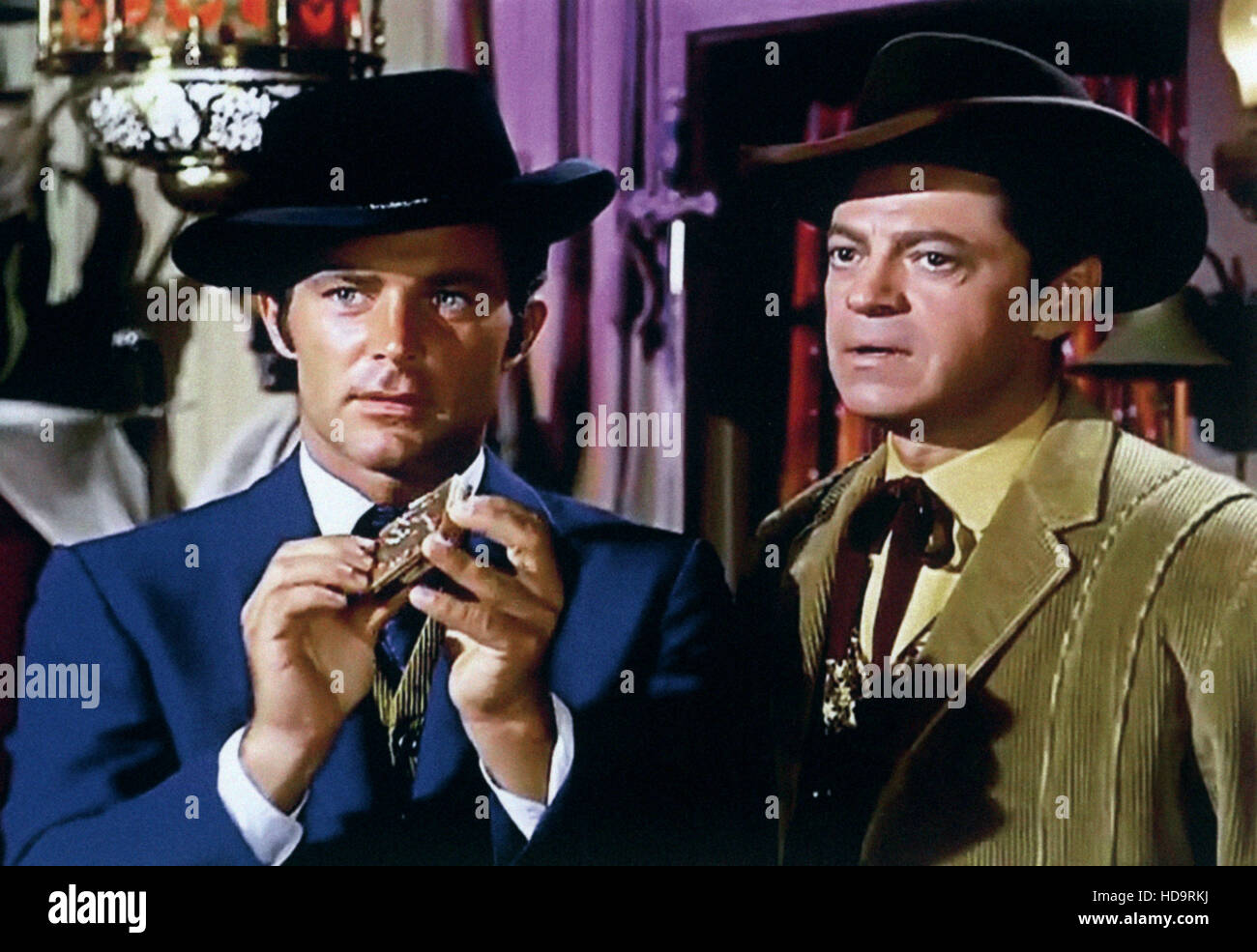 THE WILD WILD WEST, Ross Martin, Robert Conrad, 1965-1970 Stock Photo ...