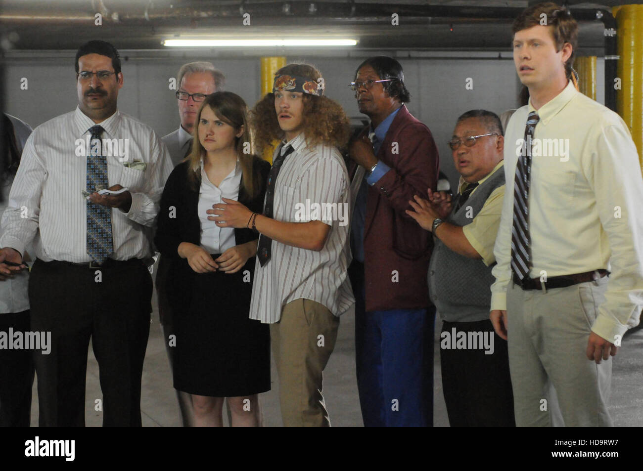 WORKAHOLICS,(from left): Erik Griffin, Jillian Bell, Blake Anderson, Jesse 'Jet Set' Hudson ...