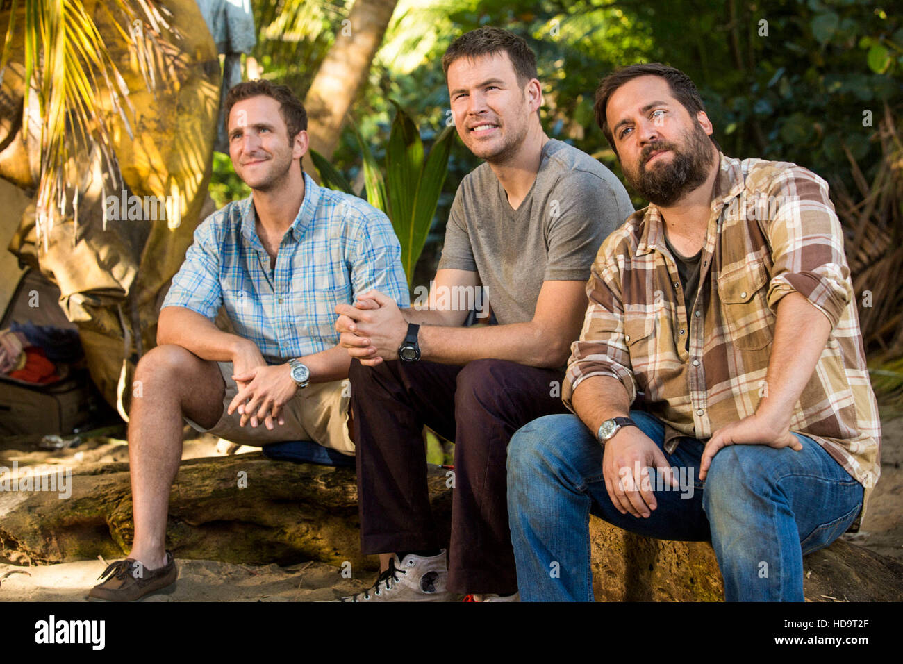 WRECKED, (from left): Will Greenberg, Zach Cregger, Brian Sacca, 'Rest ...