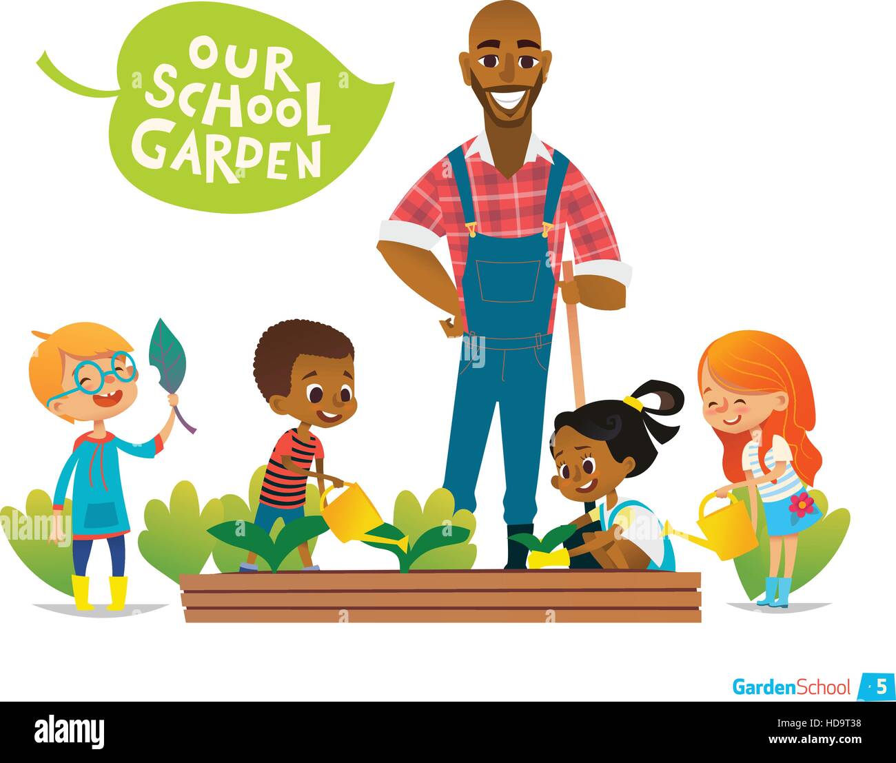 Kids engaged in activity Stock Vector Images - Alamy