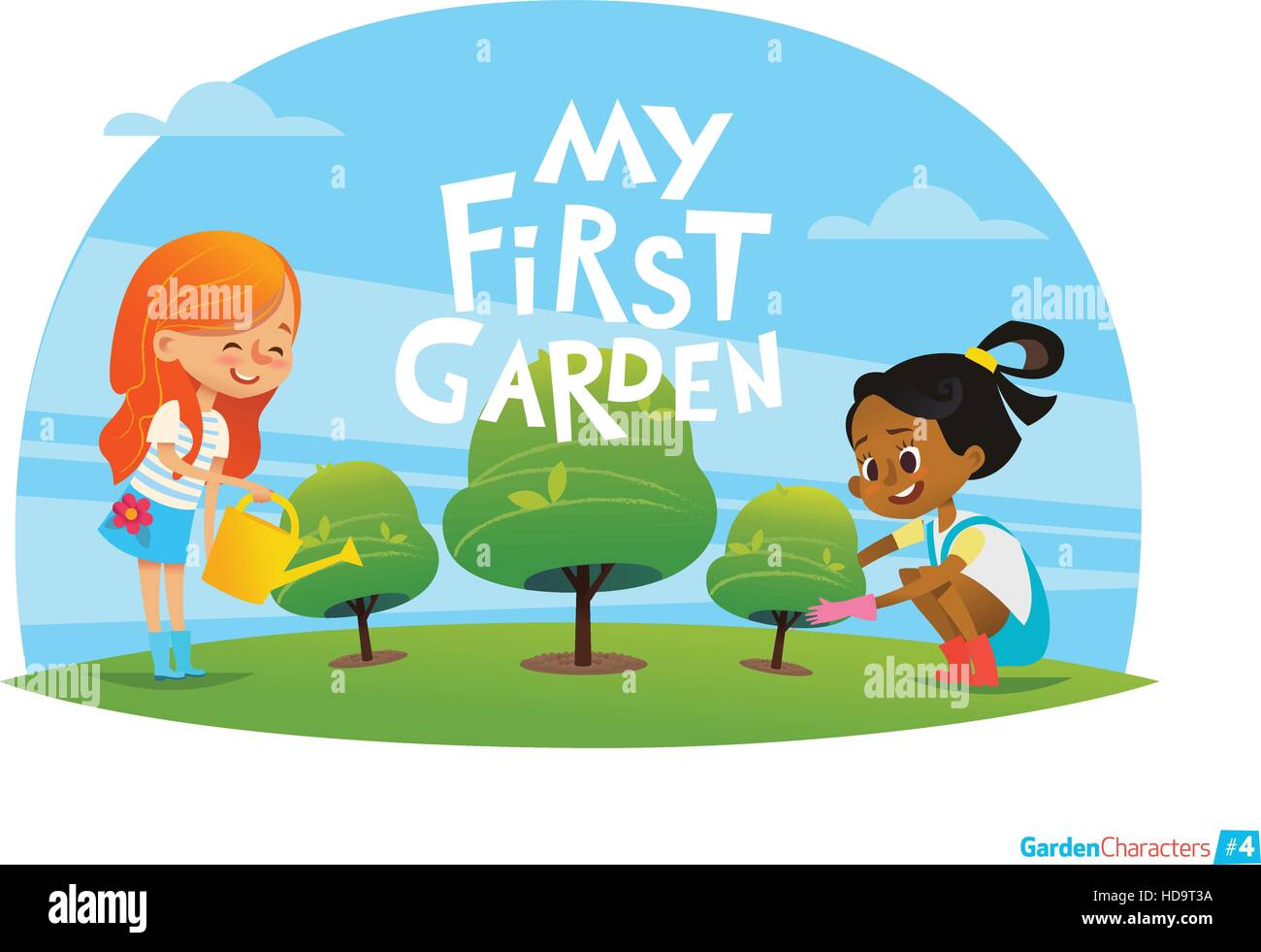 First plants to flower Stock Vector Images - Alamy