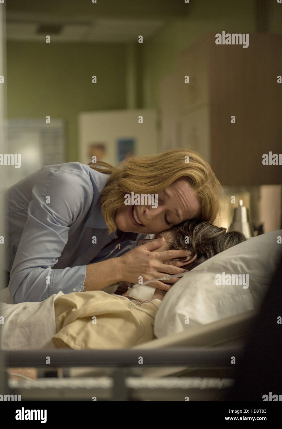 THE X-FILES, (from left): Gillian Anderson, Sheila Larkin, 'Home Again ...