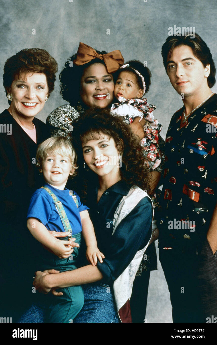 BABY TALK, front from left: Ryan/Paul Jessup, Mary Page Keller, rear ...