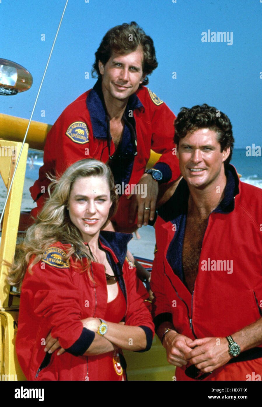 BAYWATCH, Shawn Weatherly, Parker Stevenson, David Hasselhoff, 1989 ...