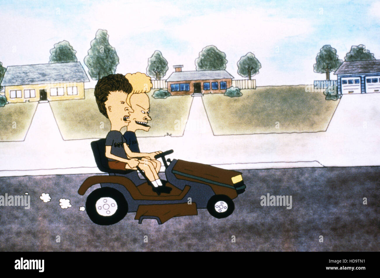BEAVIS AND BUTT-HEAD, Butt-Head (front), Beavis, 1993-1997, © MTV ...