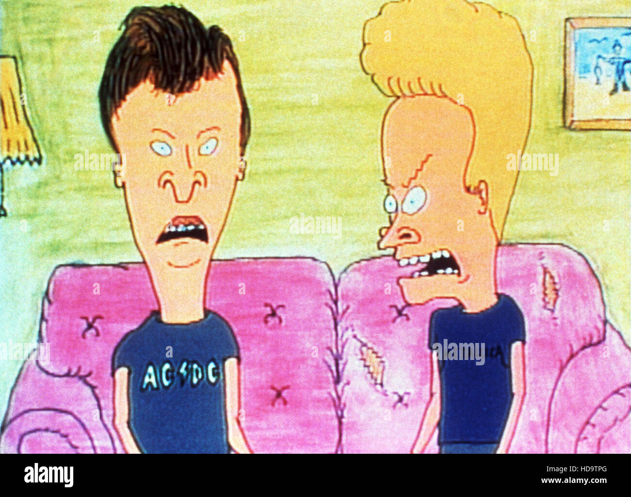 BEAVIS AND BUTTHEAD (aka BEAVIS AND BUTT-HEAD), (from left): Butt-head ...