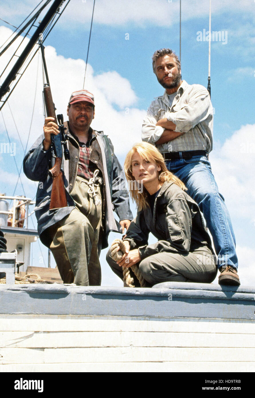 THE BEAST, (from left): Larry Drake, Karen Sillas, William Petersen ...