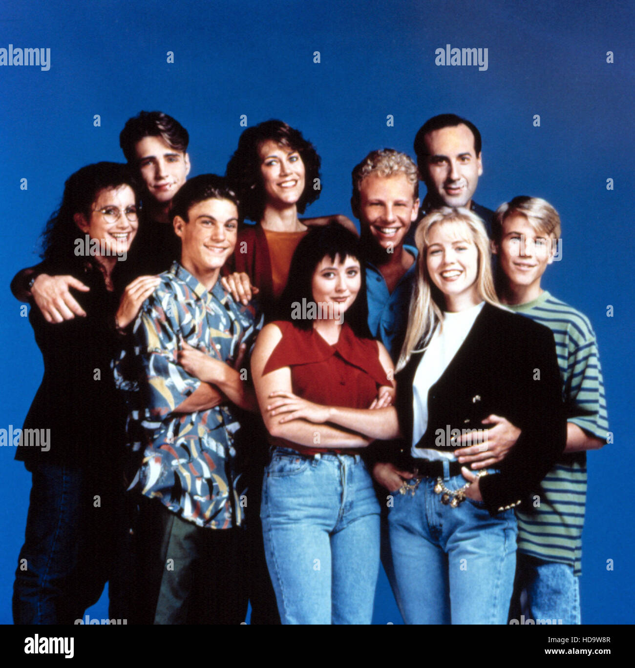 BEVERLY HILLS, 90210, Gabrielle Carteris, Jason Priestley, Brian Austin ...