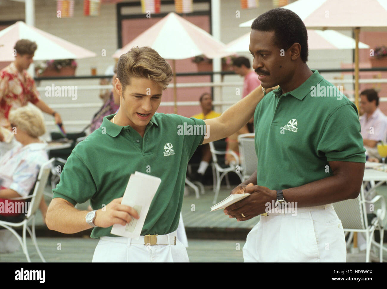 BEVERLY HILLS 90210, (from left): Jason Priestley, James Pickens Jr ...