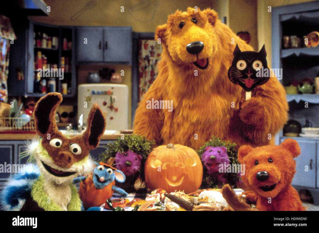 BEAR IN THE BIG BLUE HOUSE, (left to right): Treelo, Tutter, Pip Otter ...