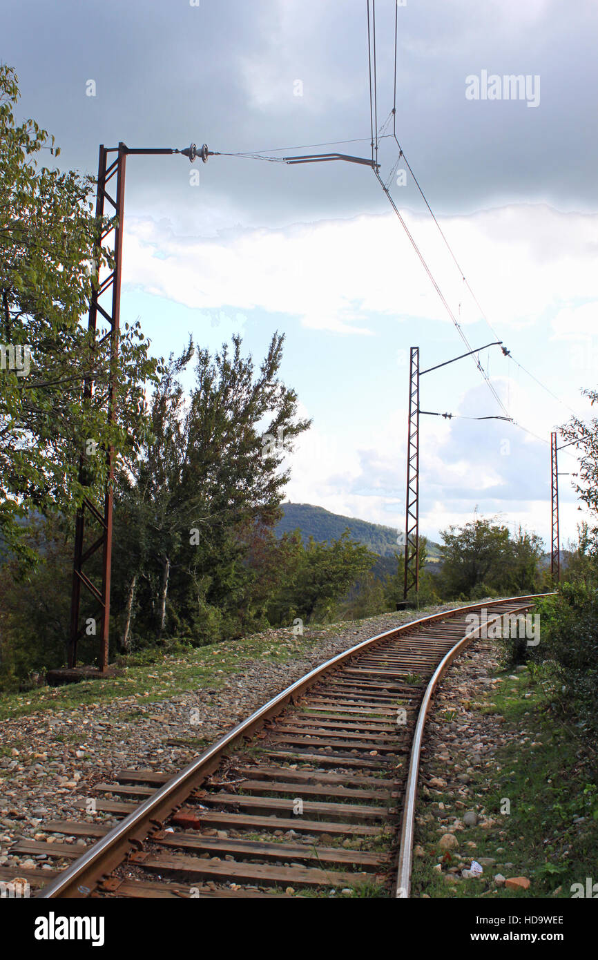 Old railtrack hi-res stock photography and images - Alamy