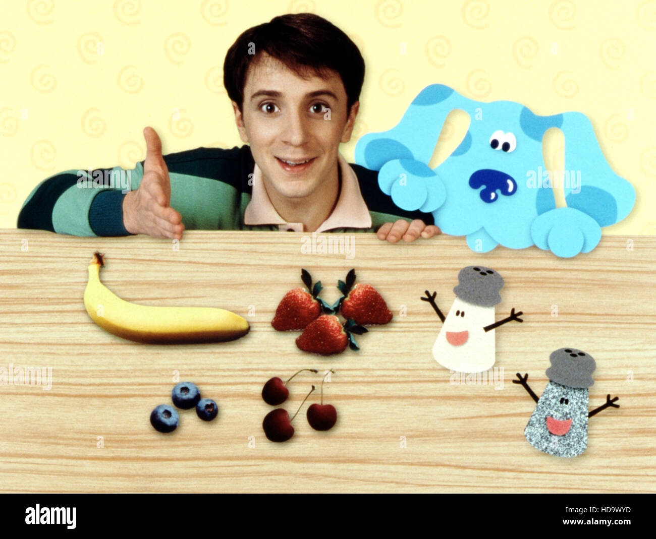 BLUE'S CLUES, Steve Burns, Blue the Dog, 1996-, © Nickelodeon Network ...