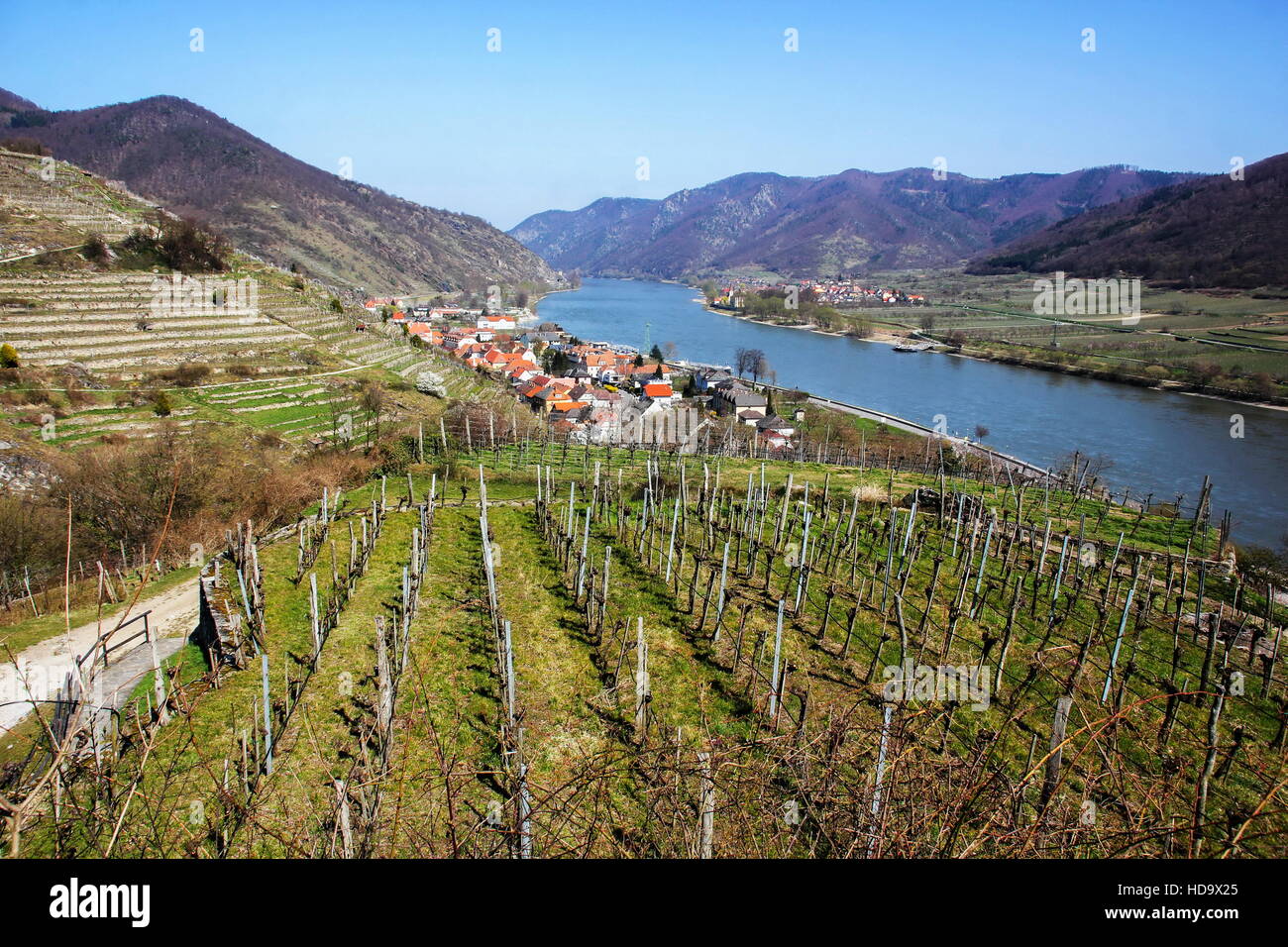 City spitz danube river austria hi-res stock photography and images - Alamy