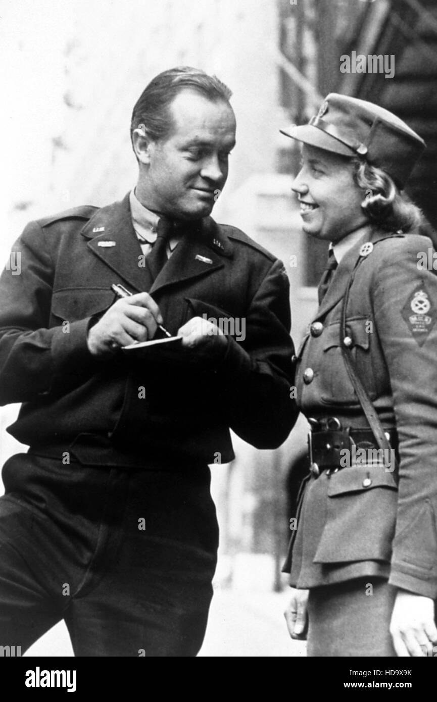 BOB HOPE REMEMBERS WORLD WAR II, Bob Hope gives autograph to British ...