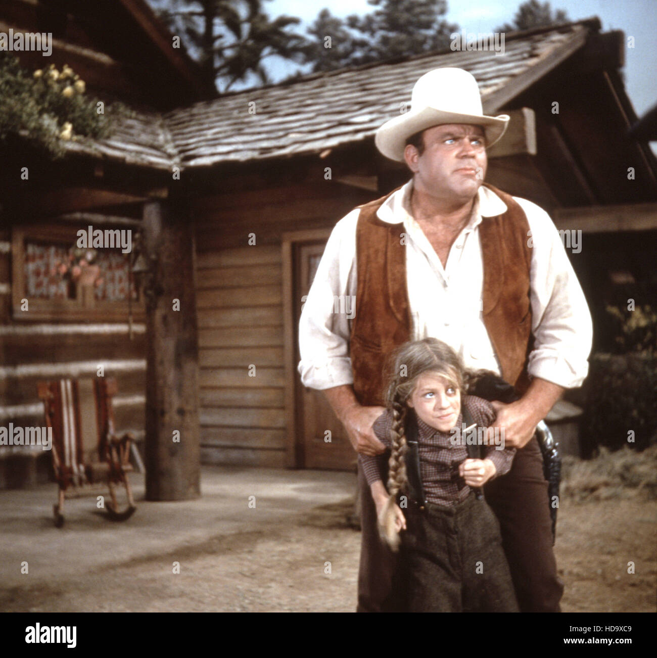 BONANZA, rear: Dan Blocker, 1959-73 Stock Photo - Alamy