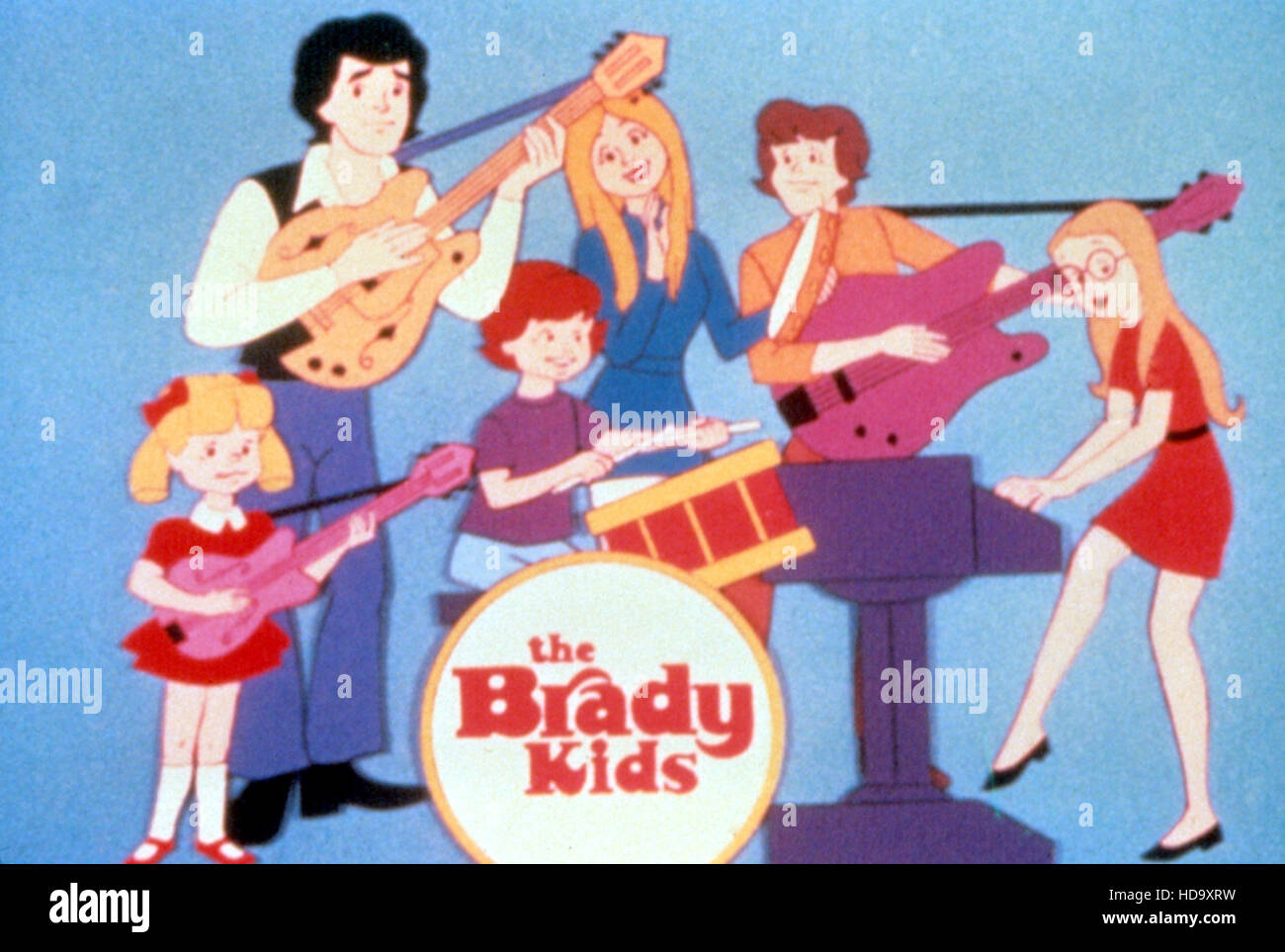 BRADY KIDS, 1972-74 Stock Photo - Alamy
