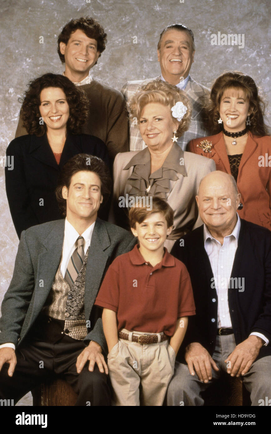 DADDY DEAREST, top from left: Carey Eidel, Barney Martin, center from ...
