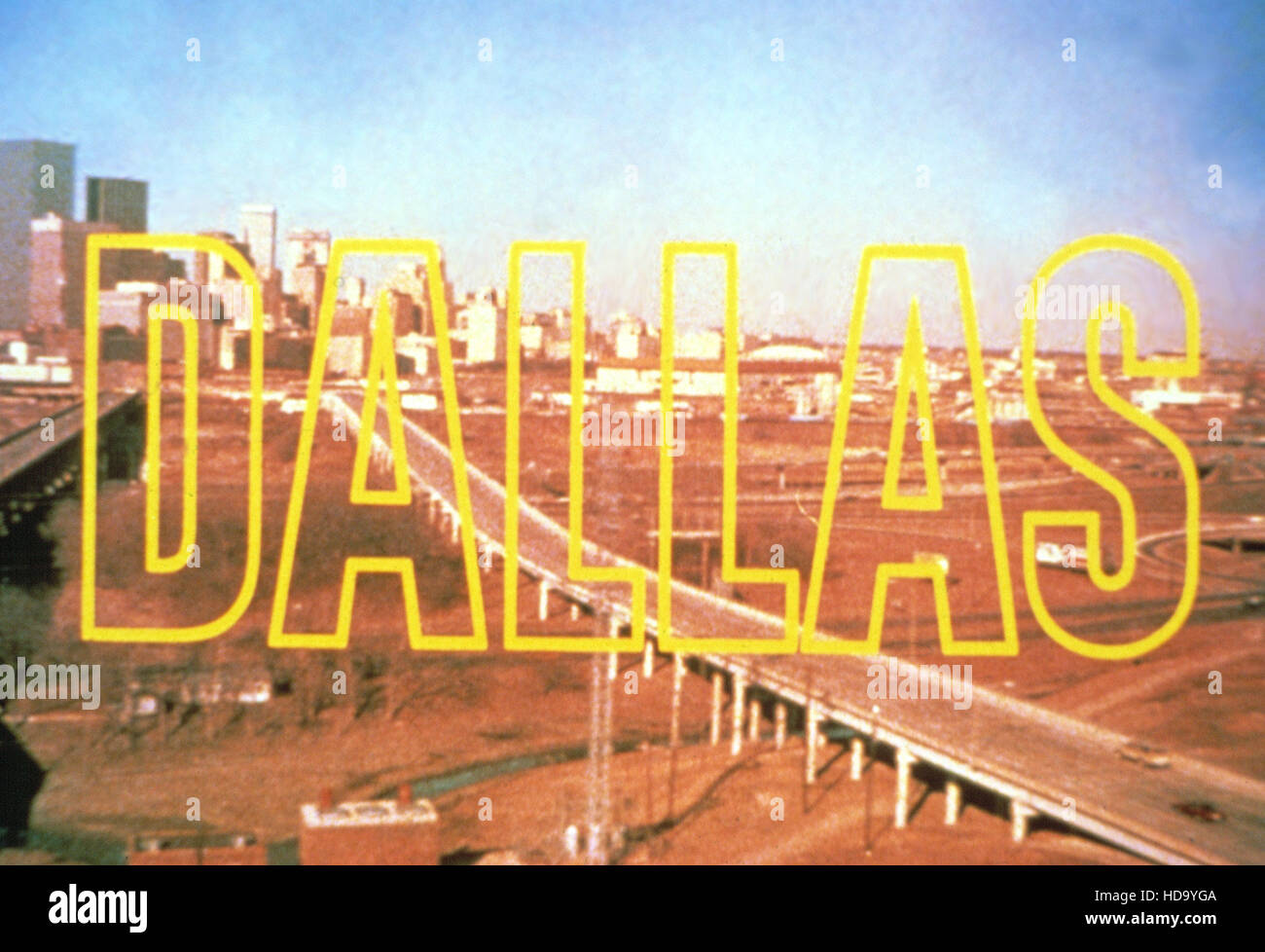 DALLAS, opening television shot, 1978-1991 Stock Photo - Alamy