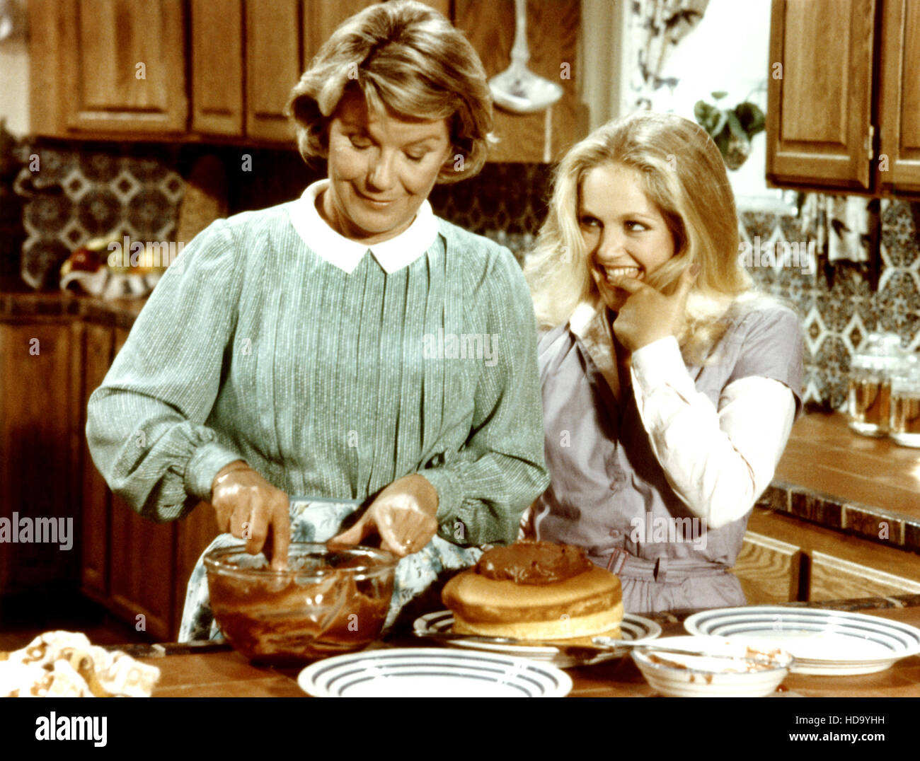 Charlene tilton barbara bel geddes hi-res stock photography and images ...