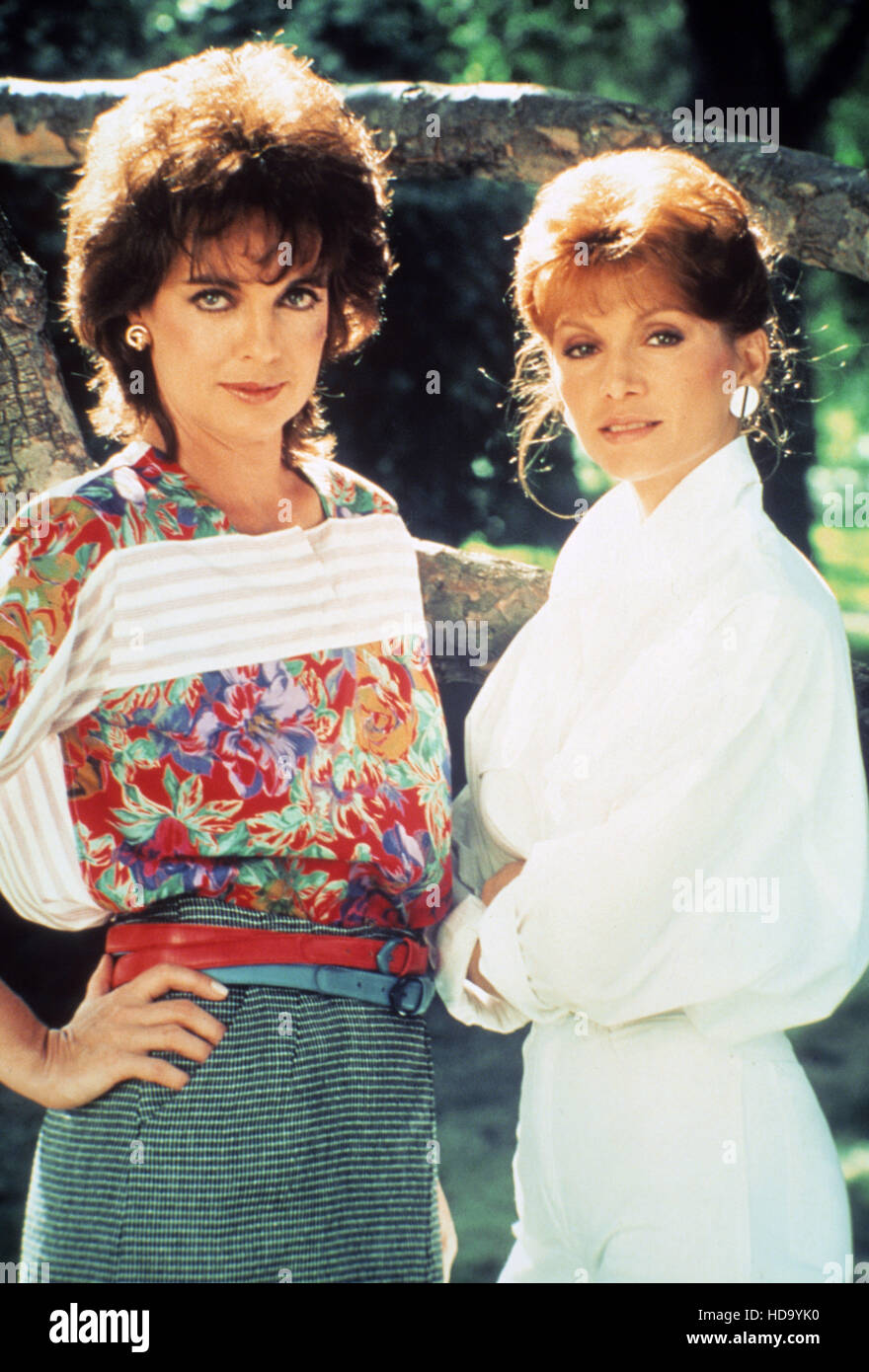 DALLAS, (from left): Linda Gray, Victoria Principal, (1980s), 1978-91 Stock Photo - Alamy