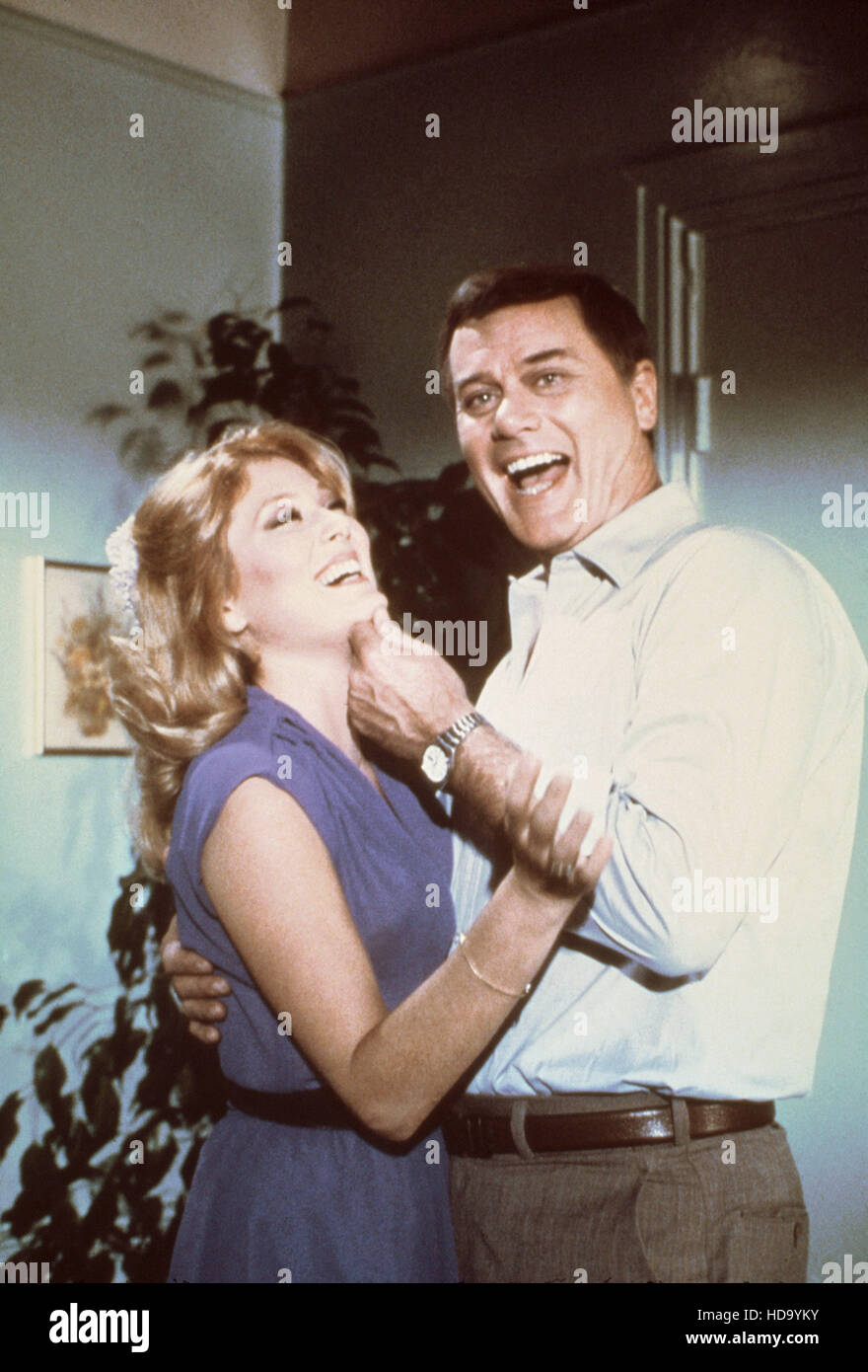 DALLAS, (from left): Audrey Landers, Larry Hagman, (1980s), 1978-91 ...