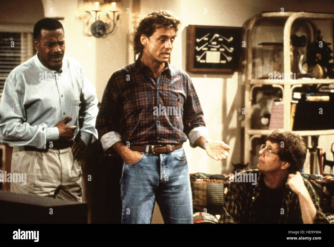 DAVE'S WORLD, from left: Meshach Taylor, Shadoe Stevens, Harry Anderson ...