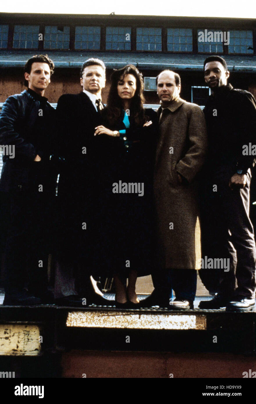 DEA, from left: Christopher Stanley, Tom Mason, Jenny Giago, David Wohl ...