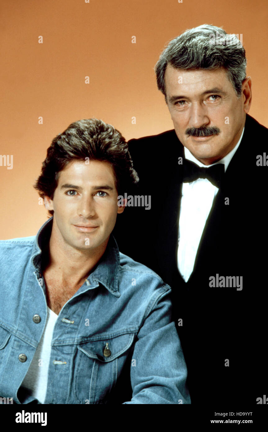 THE DEVLIN CONNECTION, Jack Scalia, Rock Hudson, 1982, photo: Robert ...