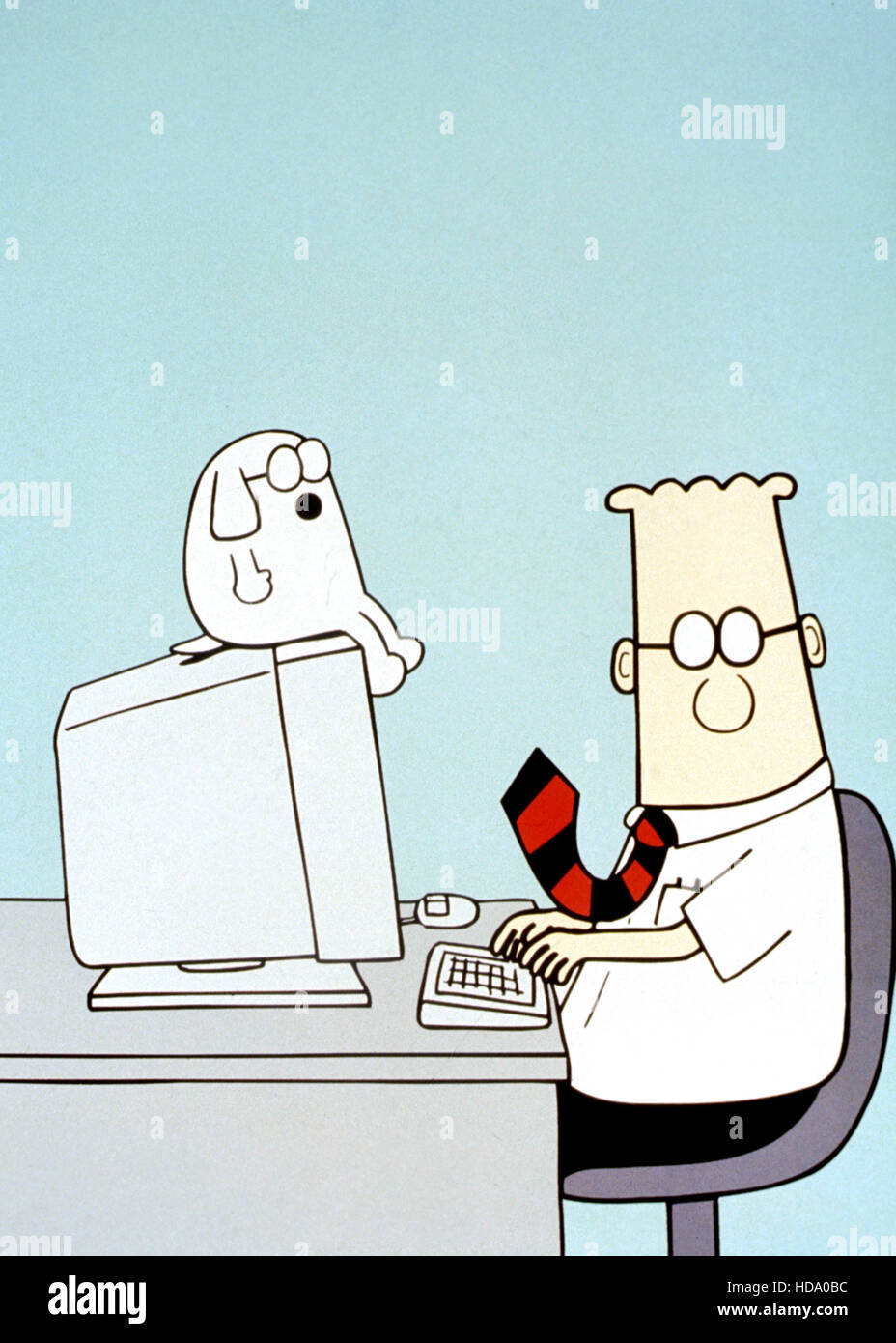 DILBERT, from left: Dogbert, Dilbert, 1999-2000 Stock Photo - Alamy