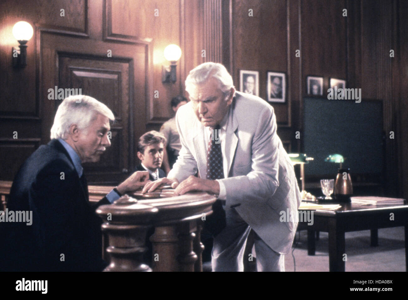 DIAGNOSIS MURDER, from left: Dick Van Dyke, Charlie Schlatter (rear), Andy Griffith, 'Murder Two ...