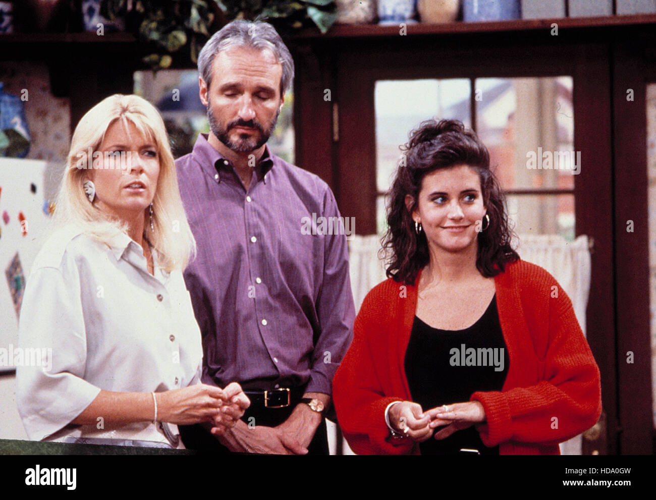 FAMILY TIES, Meredith Baxter Birney, Michael Gross, Courteney Cox, in ...