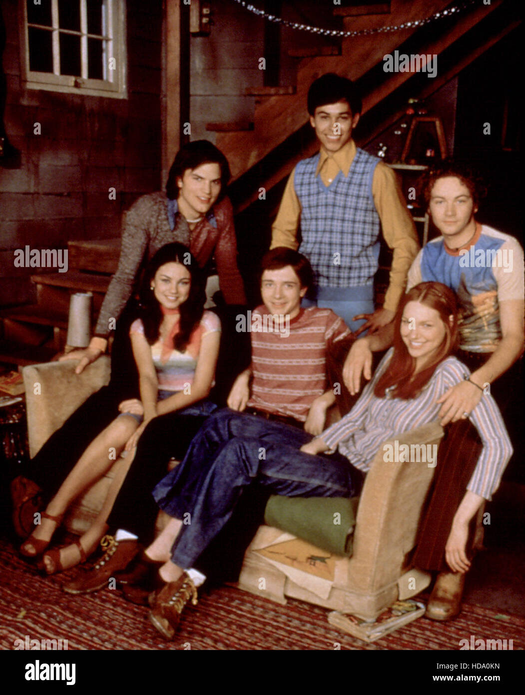 THAT '70S SHOW, Ashton Kutcher, Mila Kunis, Wilmer Valderrama, Topher ...