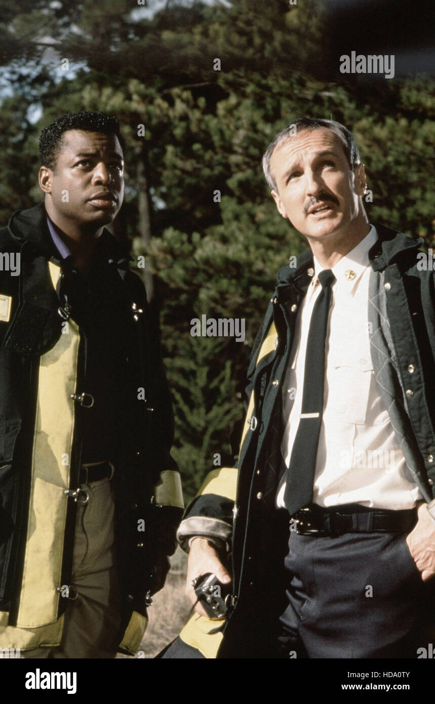 FIRESTORM: 72 HOURS IN OAKLAND, from left: LeVar Burton, Michael Gross ...