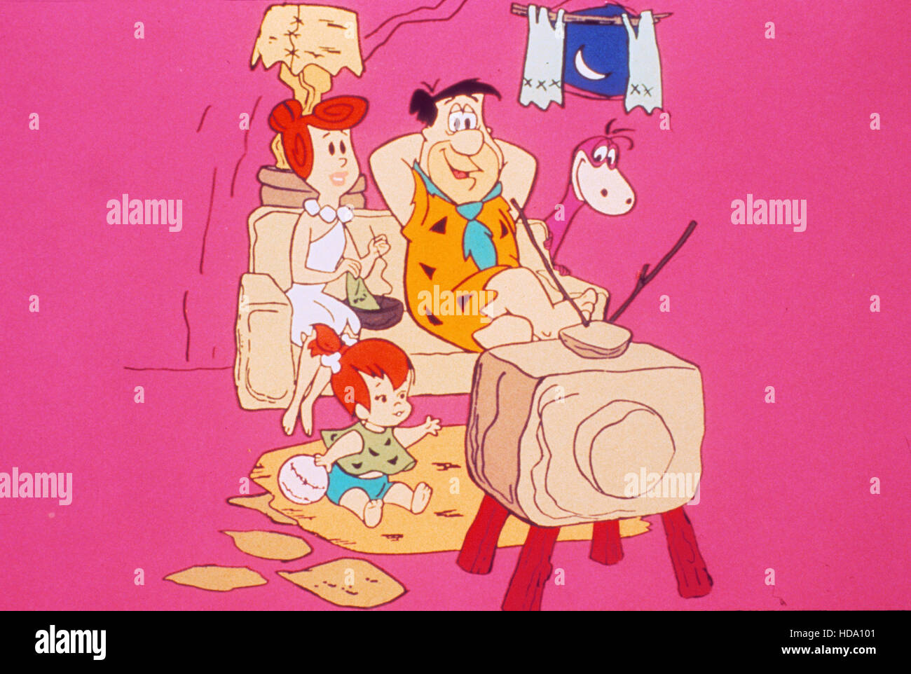 FLINTSTONES, THE, Wilma Flintstone, Pebbles Flintstone, Fred Flintstone ...